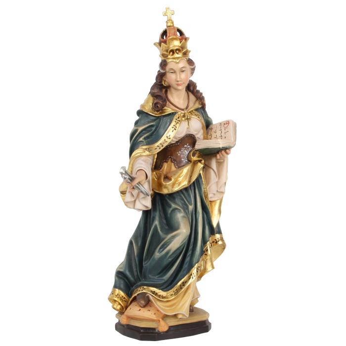 Saint Helena with 3 Nails Figurine – Italian Wood Carvings