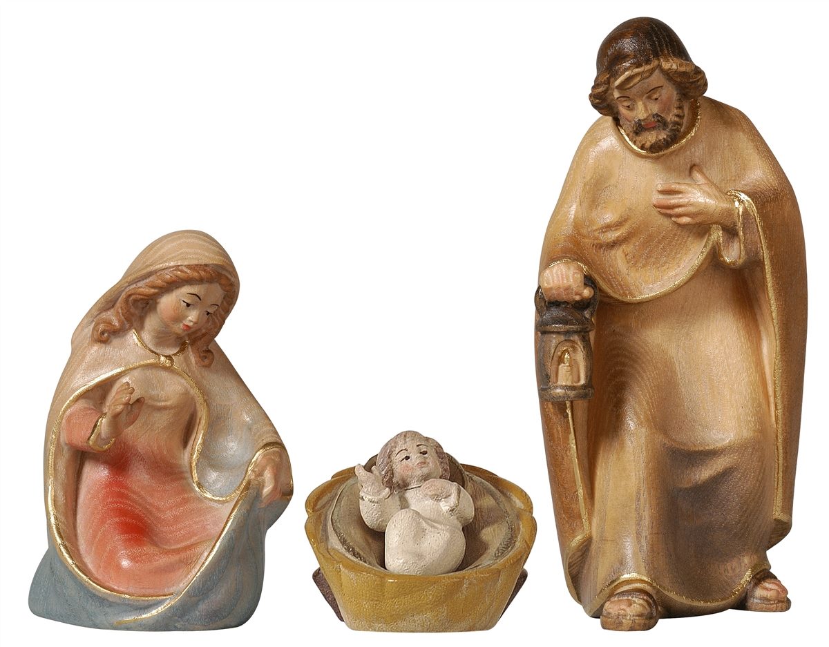 PEMA Nativity Scene Holy Family With Infant Jesus Loose – Italian Wood ...