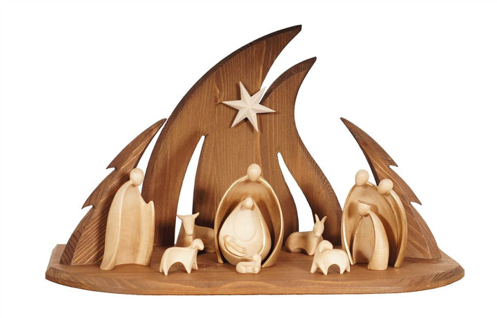 Complete Nativity Scene Sets – Italian Wood Carvings