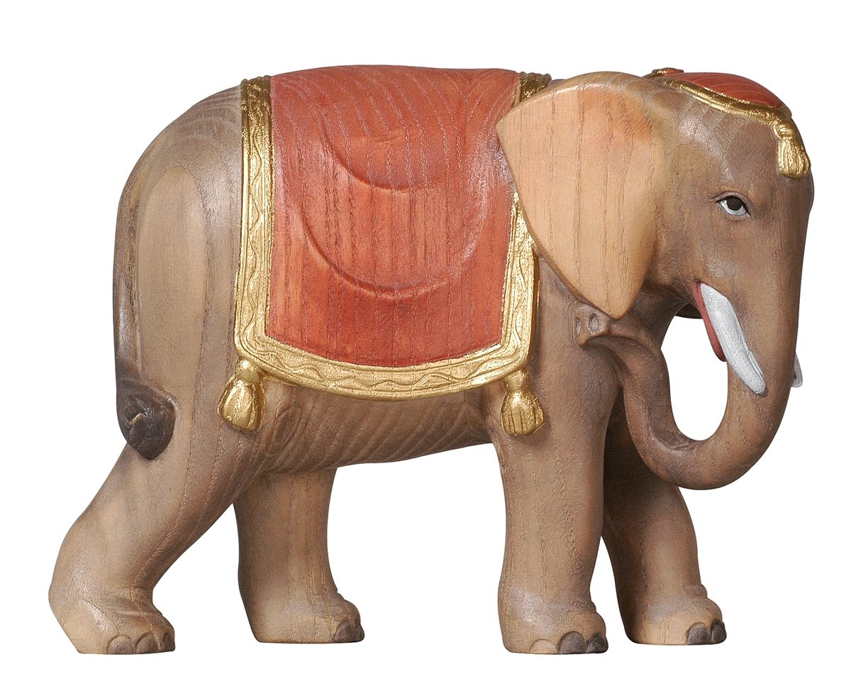 PEMA Nativity Scene Elephant Figurine – Italian Wood Carvings