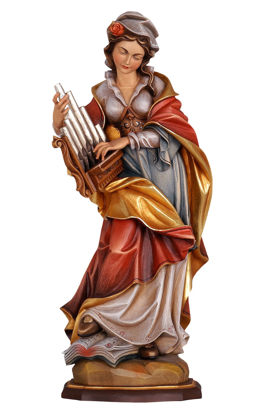 Saint Cecilia Statue – Italian Wood Carvings