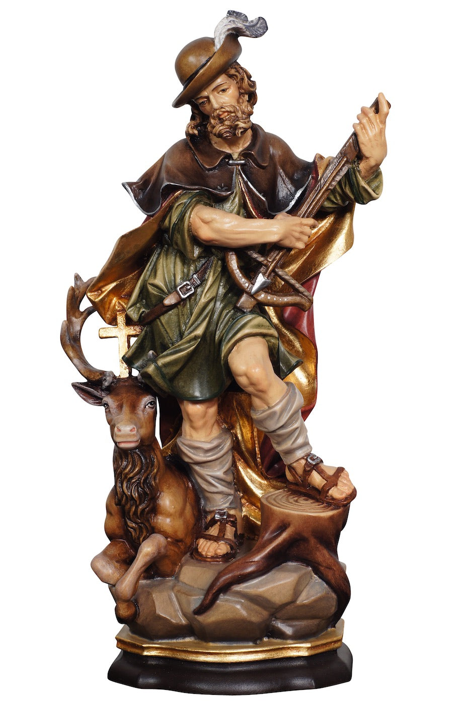 Saint Hubert Statue – Italian Wood Carvings