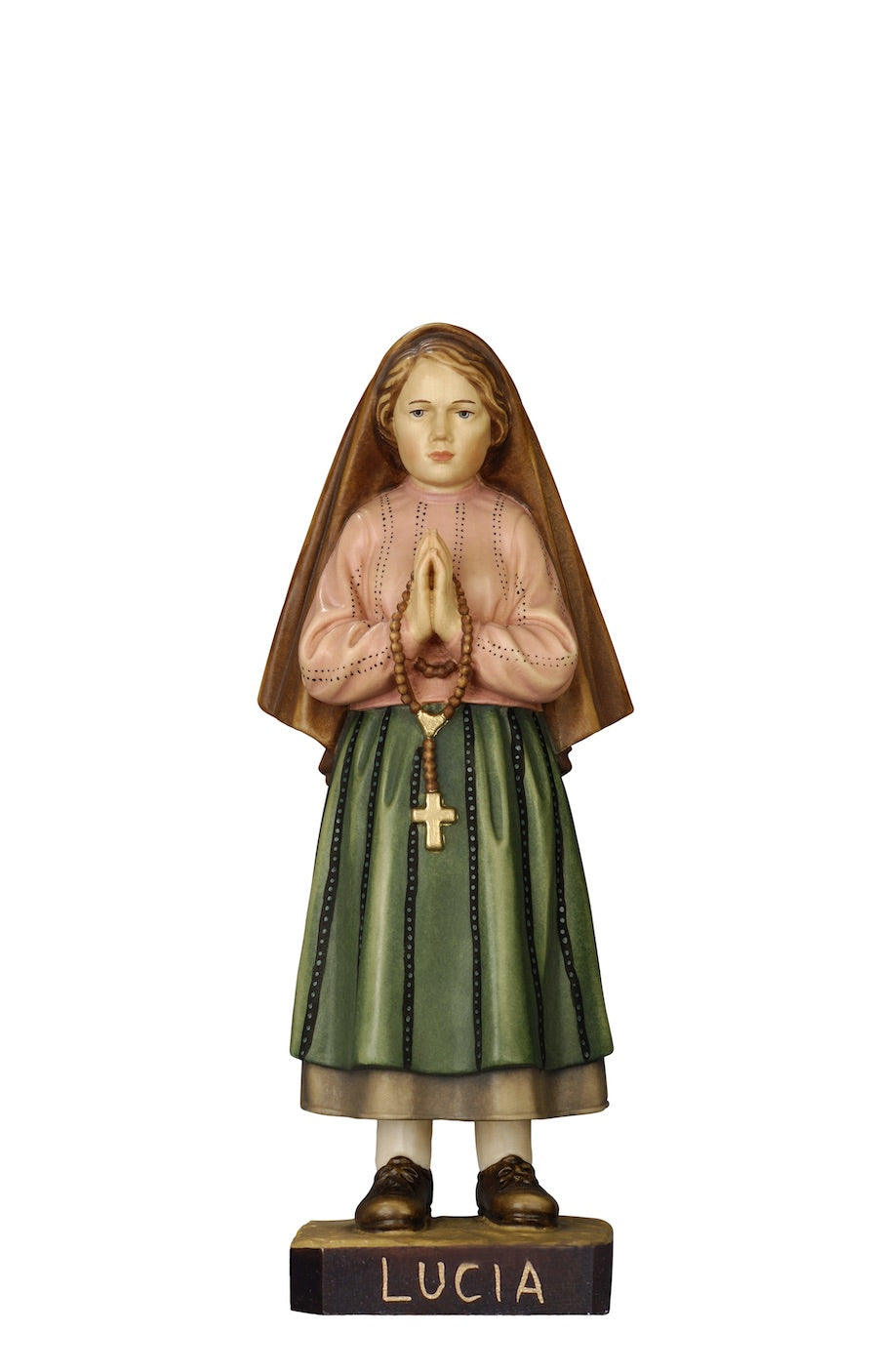 Lucia Figurine – Italian Wood Carvings