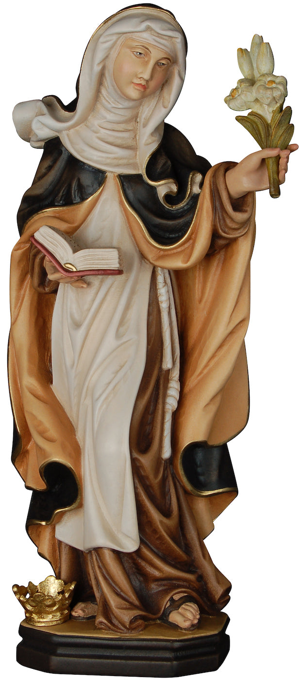 Saint Isabelle of France Figurine – Italian Wood Carvings