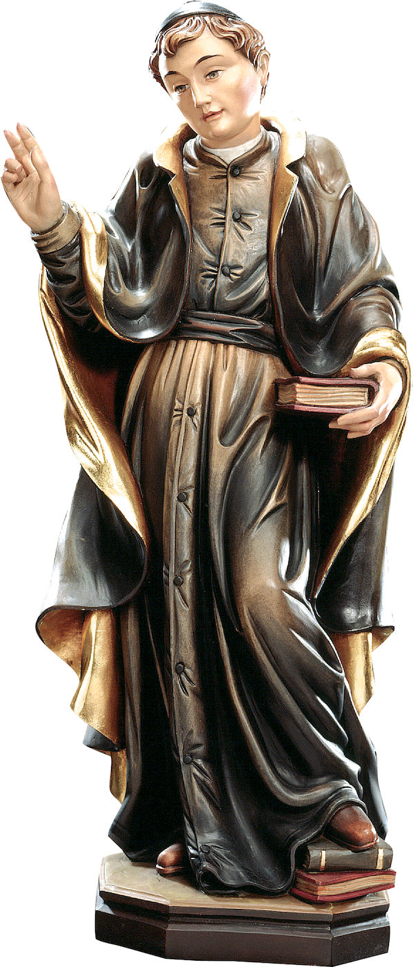 Saint Gilbert Figurine – Italian Wood Carvings