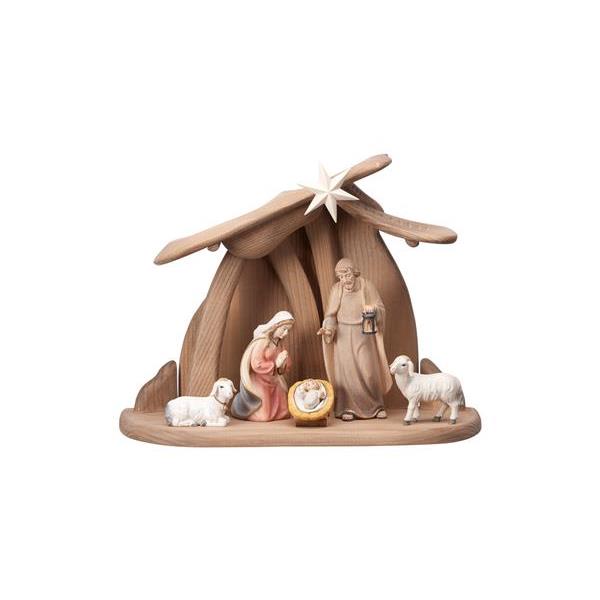 Advent Nativity sets - Stable for the Holy Family – Italian Wood Carvings