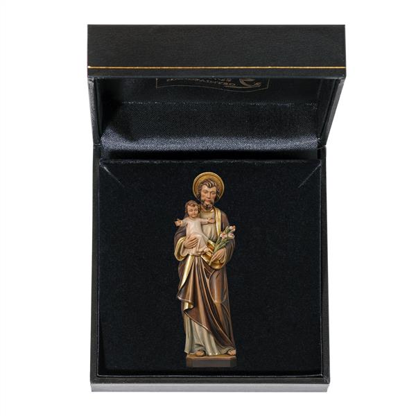 Miniature Saint Joseph with Baby Jesus Figurine in Gift Box – Italian ...